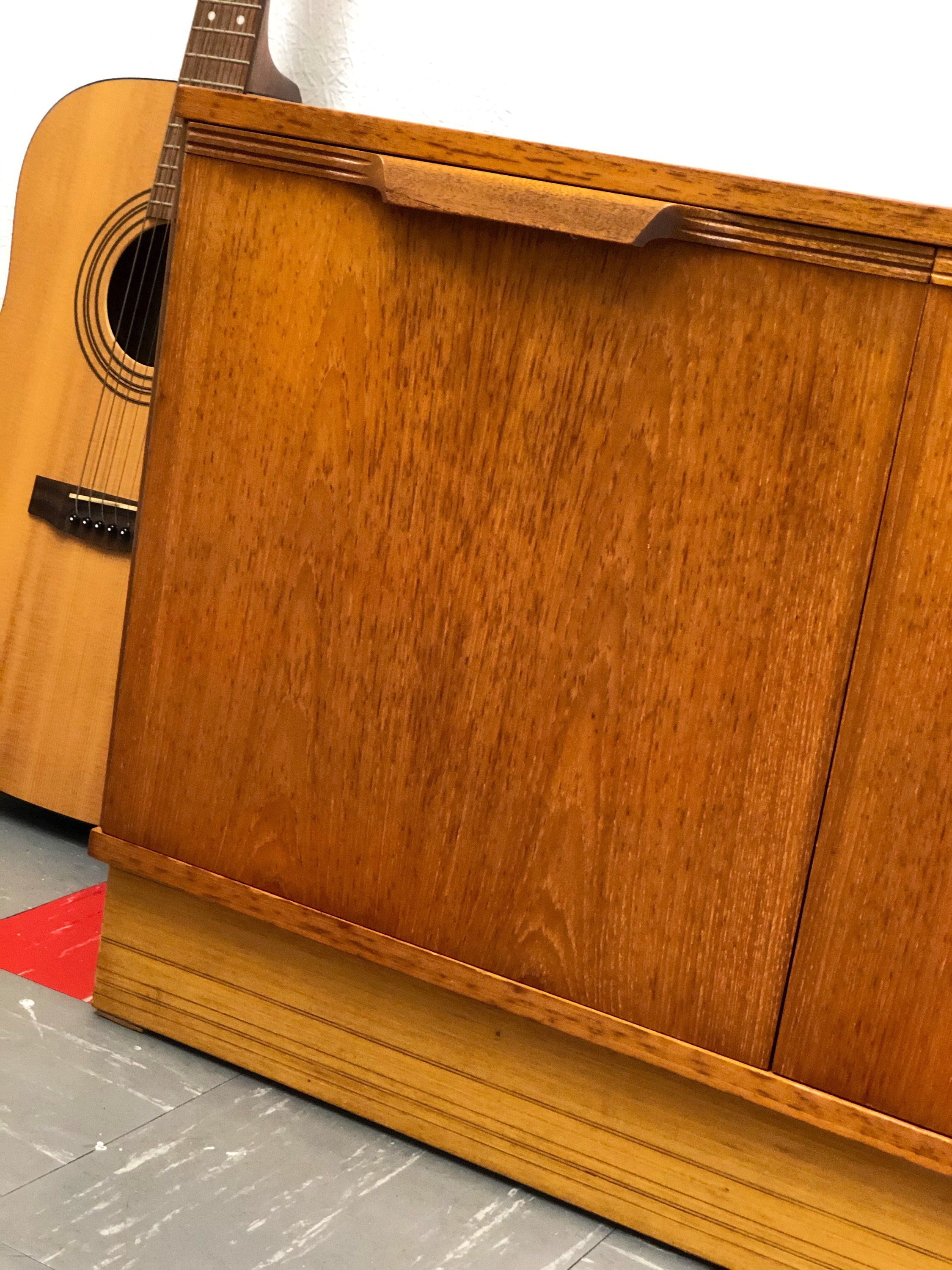 Teak MCM Two Door Cabinet/Media Unit