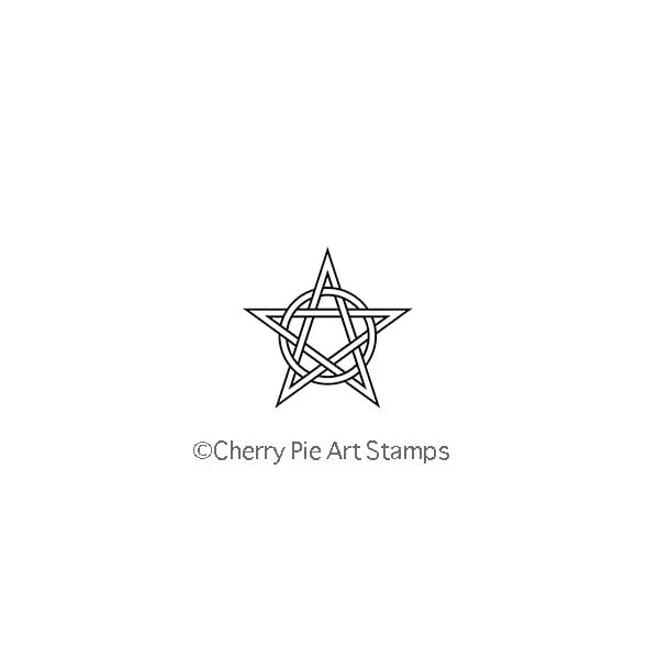 CELTIC STAR Symbol Cling Rubber Stamp by Cherry Pie Art - Etsy