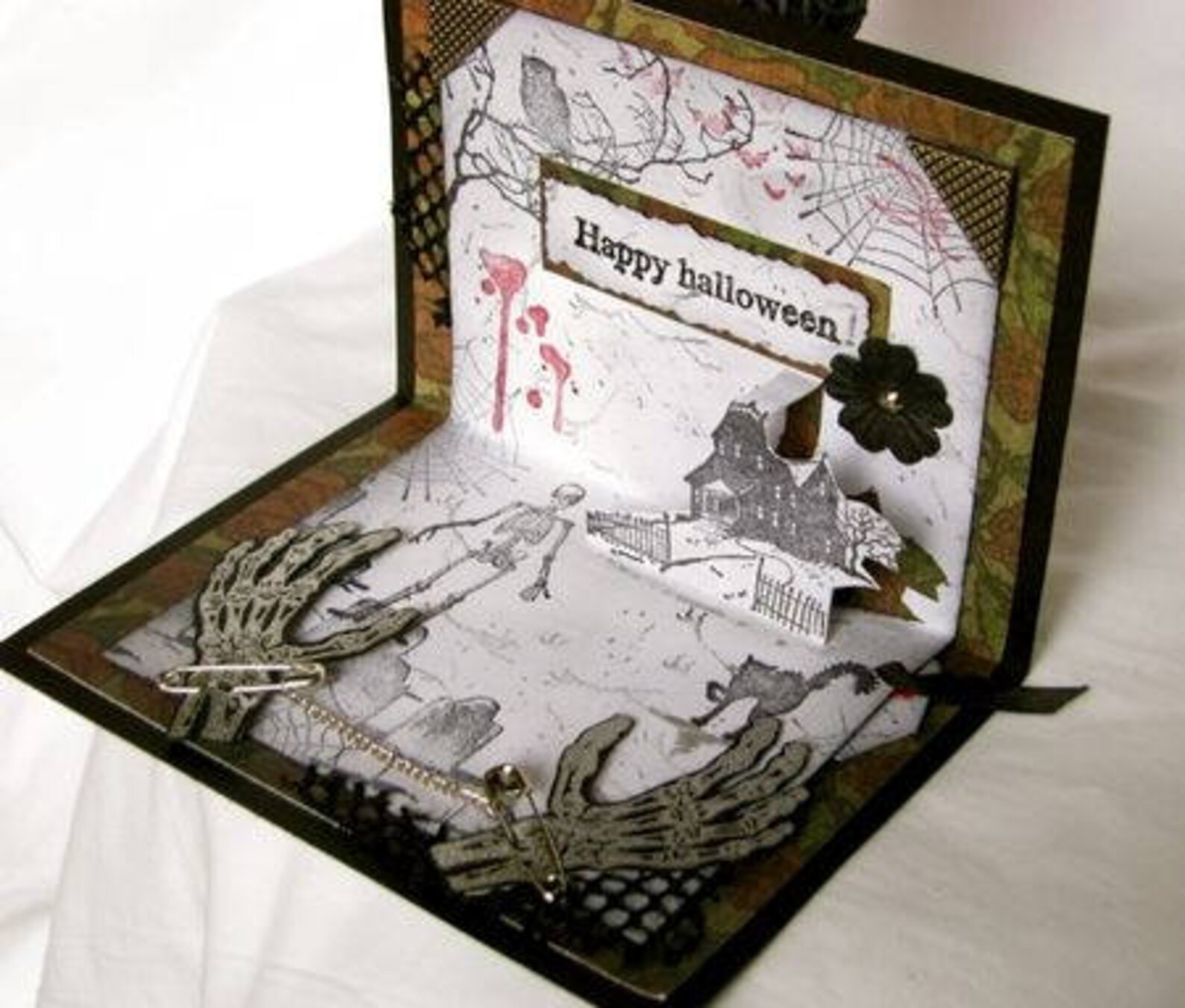 Skeleton Hands set of 2 Cling Rubber Stamps by Cherry Pie - Etsy