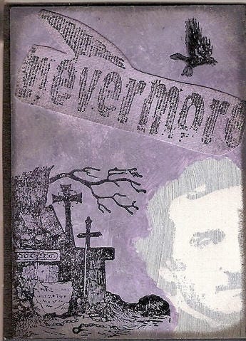 NEVERMORE Crow Raven Edgar Allan POE Cling Rubber Stamp | Etsy
