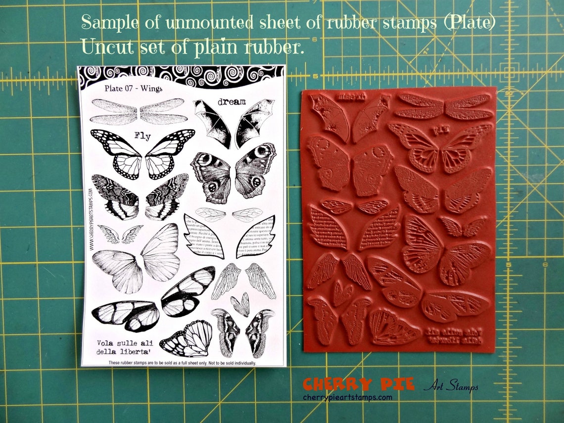 COUNTRYSIDE, FOREST, Trees, Scenic Rubber Stamps by Cherry Pie Plate 44 ...