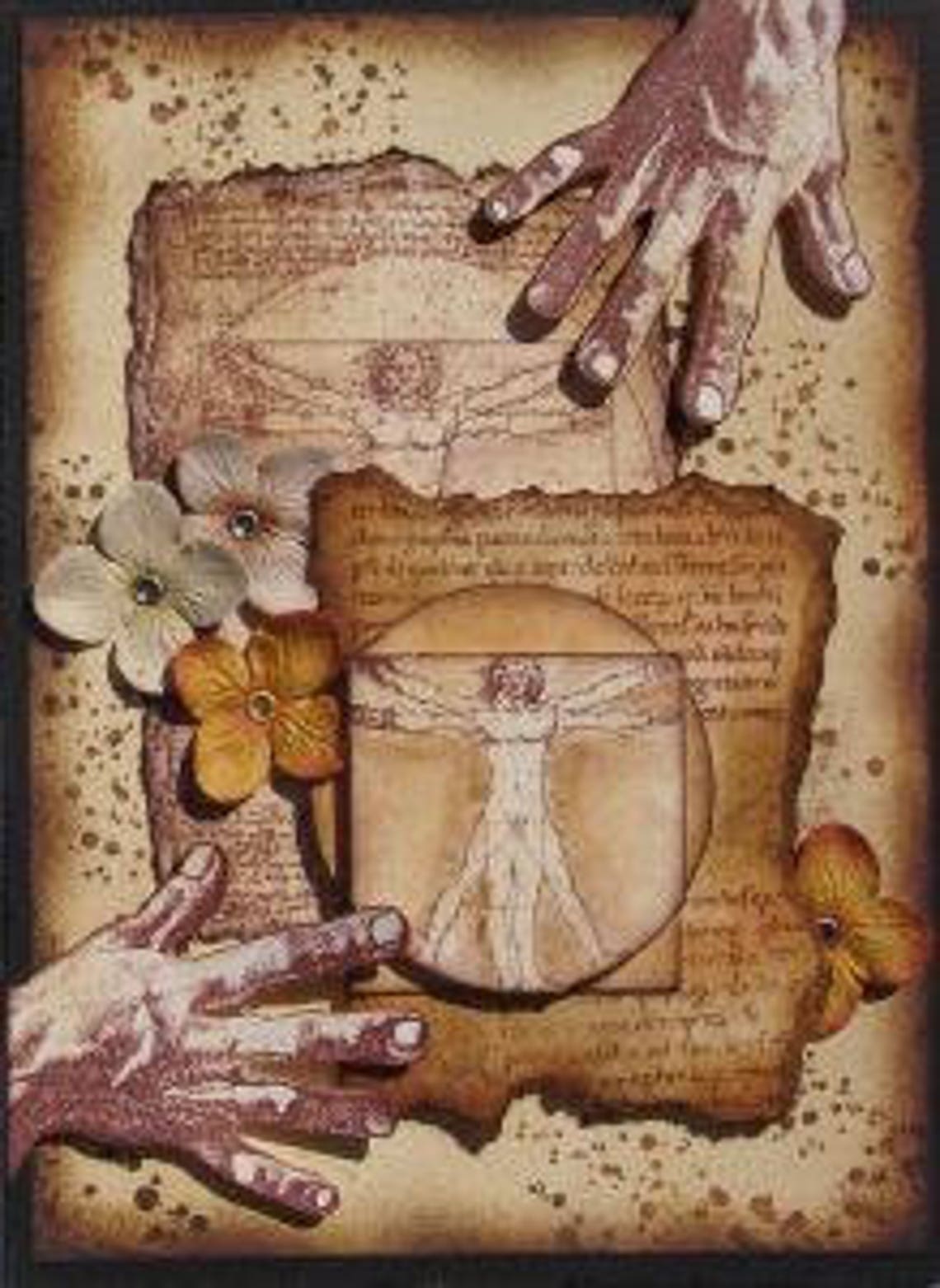 LEONARDO Da VINCI Signature Reversed Handwriting Cling - Etsy UK