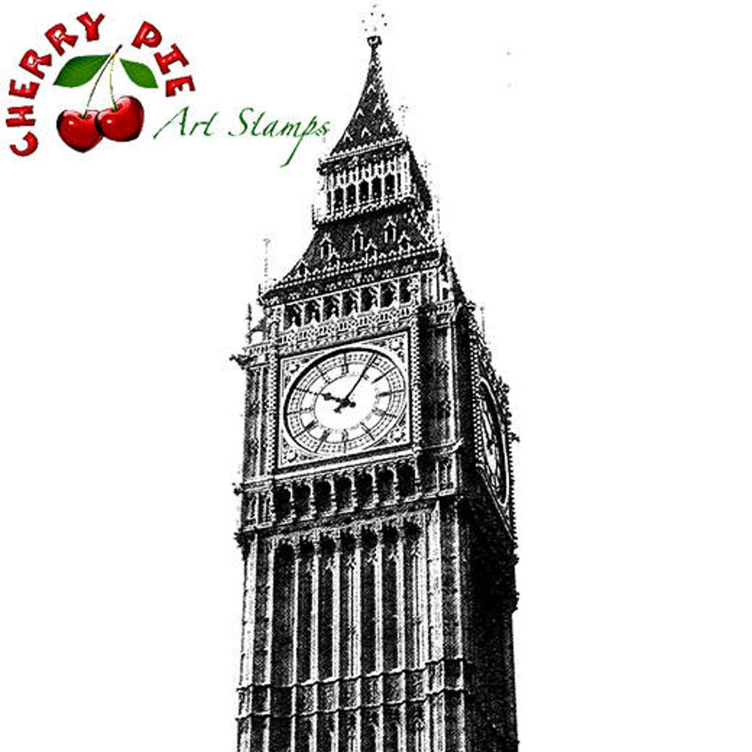 BIG BEN - London UK- Cling Rubber Stamp for Acrylic Block R505 - Etsy