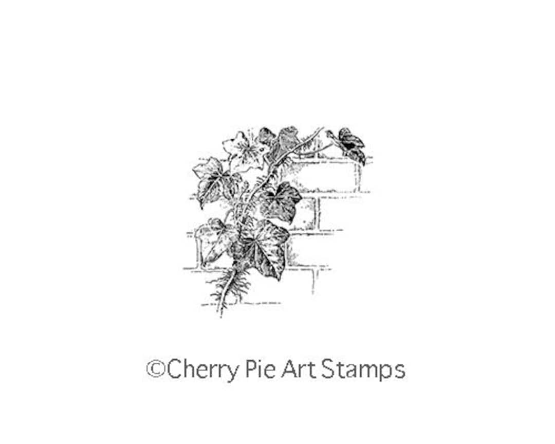 Brick Wall With Ivy - CLING Rubber STAMP for Acrylic Block G272 - Etsy
