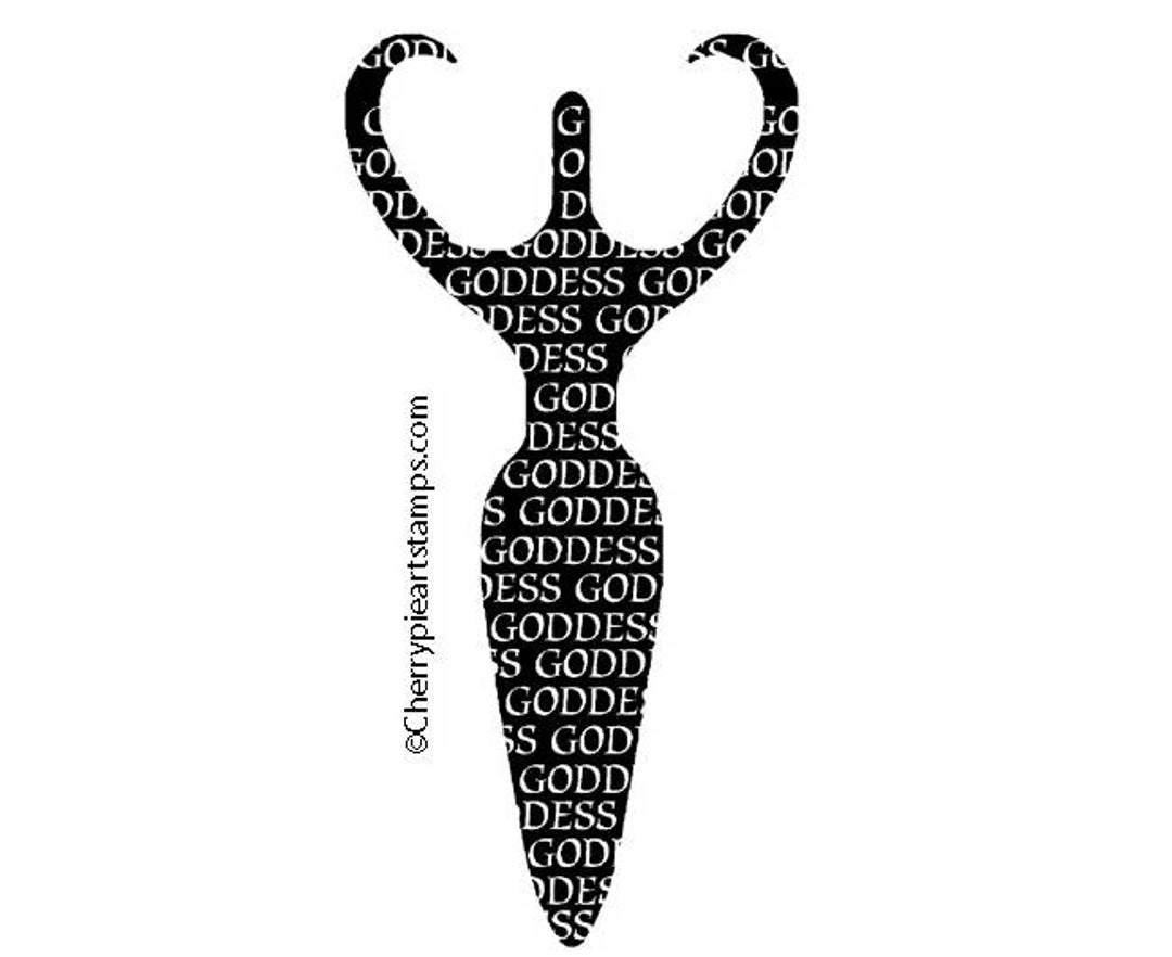 GODDESS SYMBOL - Cling Rubber Stamp by Cherry Pie Q504 - Etsy