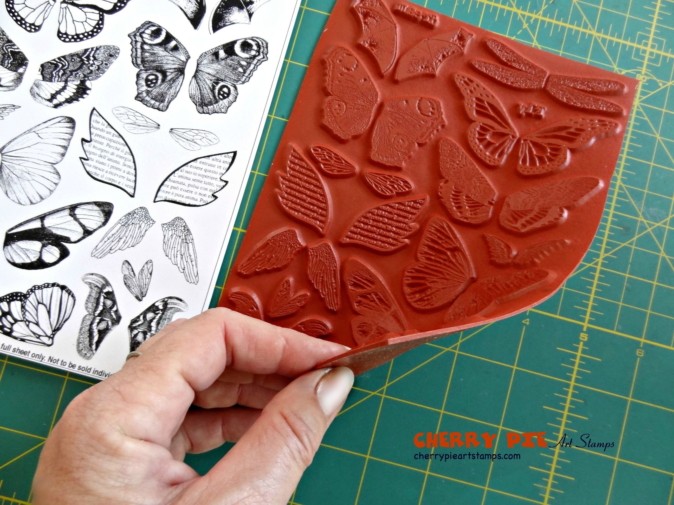PAPER DOLL, Art Doll - Set of Unmounted Rubber Stamps by Cherry Pie ...