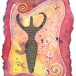 GODDESS SYMBOL - Cling Rubber Stamp by Cherry Pie Q504 - Etsy