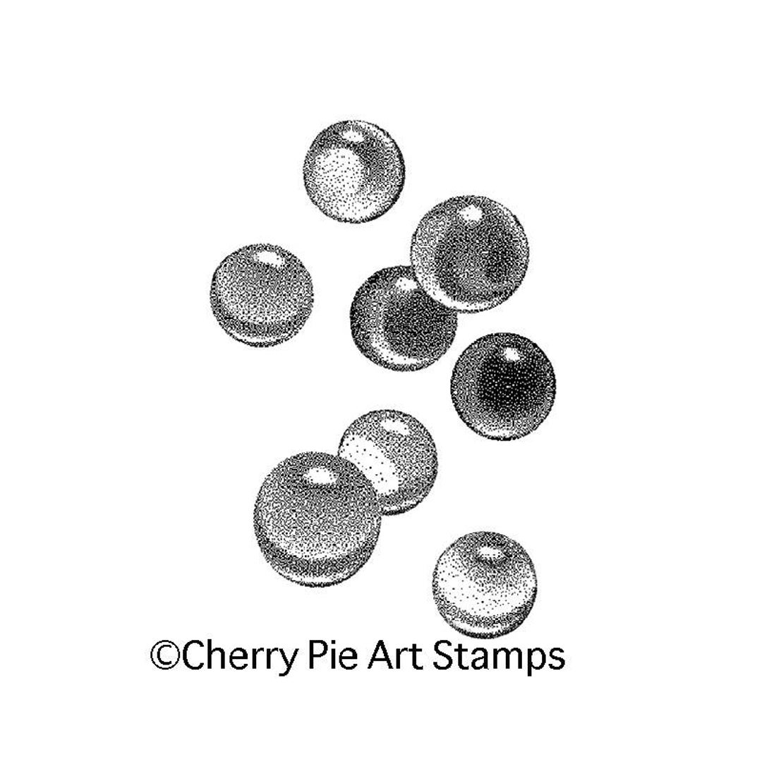 Crystal Marbles Large Size- CLING Rubber STAMP by Cherry Pie Q474 - Etsy