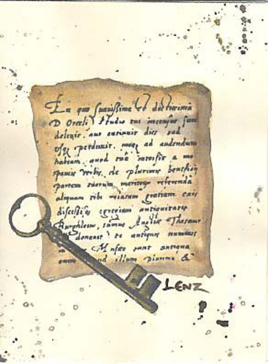 Key - CLING Rubber STAMP by Cherry Pie N371 - Etsy