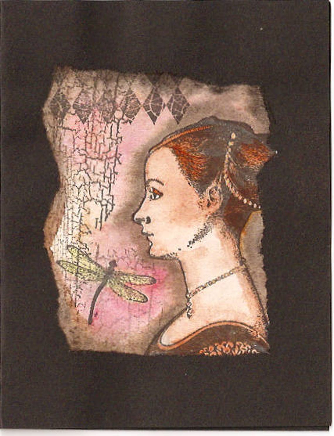 Renaissance Woman Cling Rubber STAMP by Cherry Pie R563 - Etsy