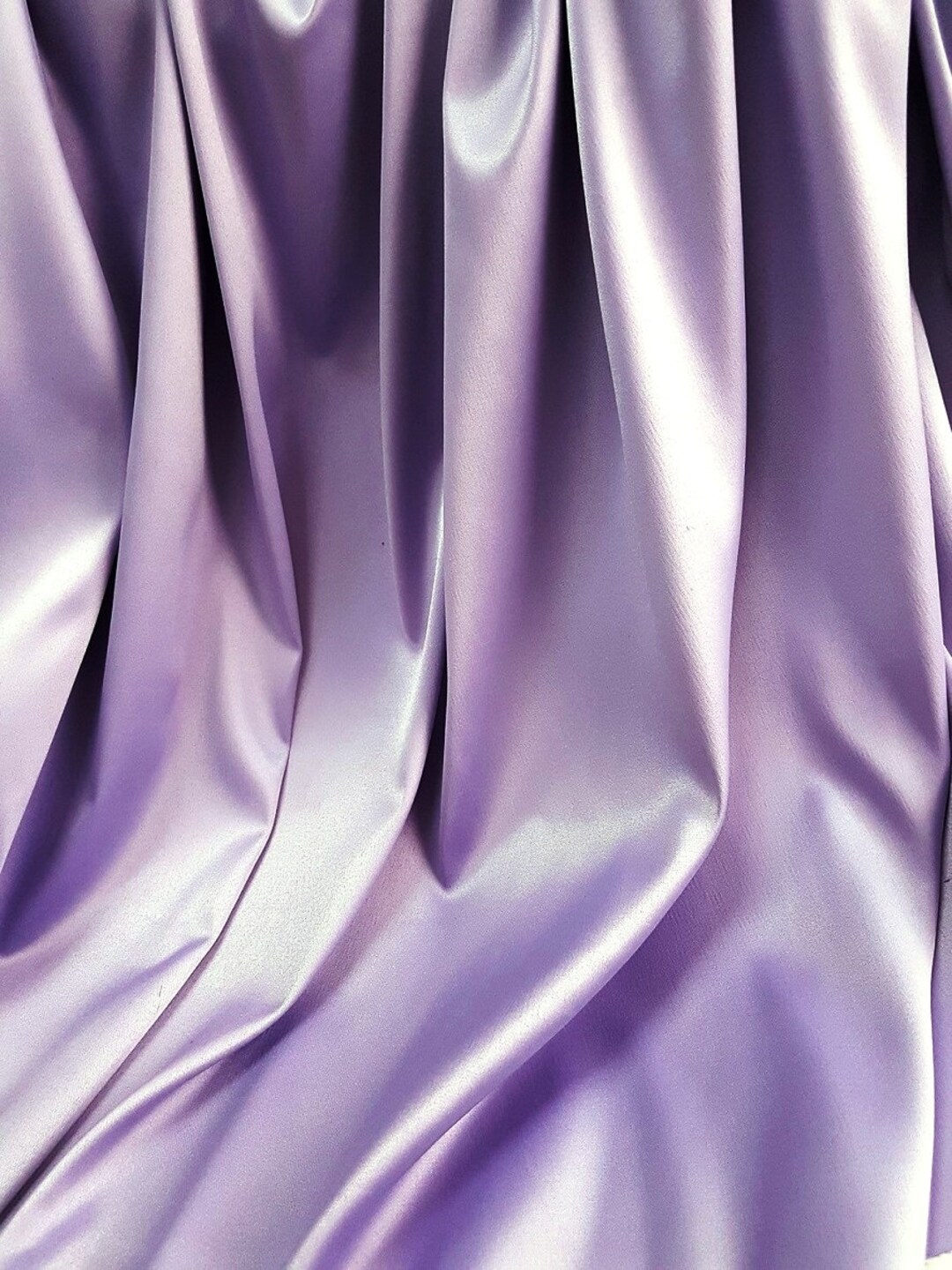 Lavender Heavy Silky Satin Fabric by Yard, Satin for Wedding Elegant ...