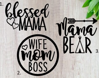Mom car decal | Etsy