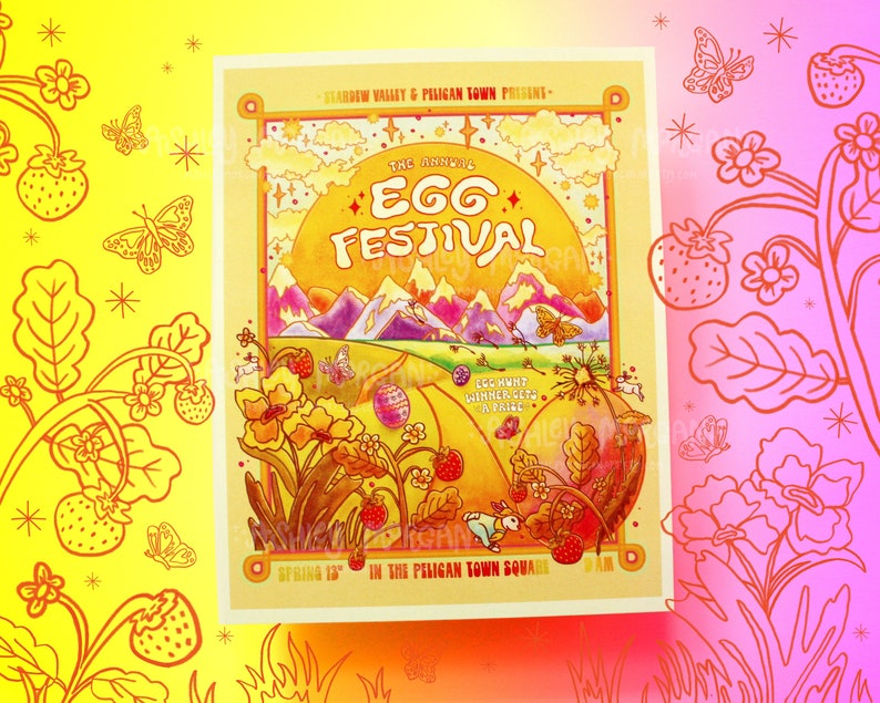 11x14 Inch Stardew Valley Event Poster Prints - Etsy