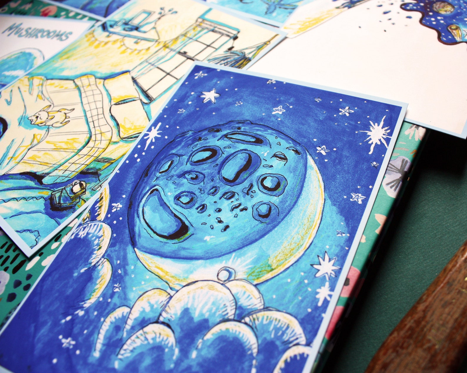 Mini-inktober 2020 Art Print Set - Etsy