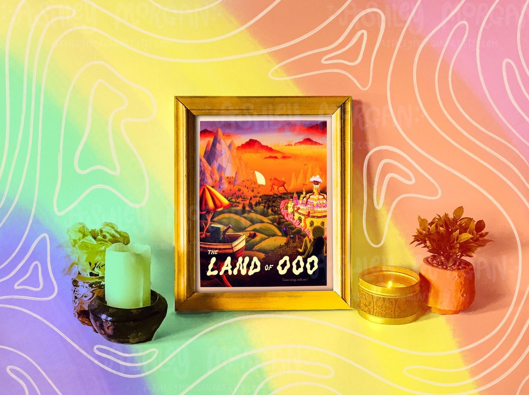The Land of Ooo Art Print - Etsy