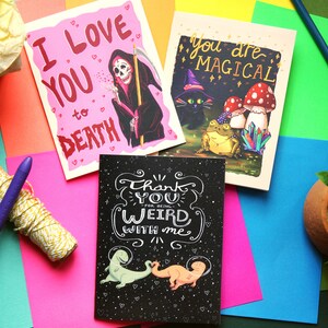 I Love You to Death Greeting Card - Etsy