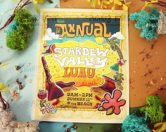 Stardew Valley Luau Event Poster Art Print - Etsy
