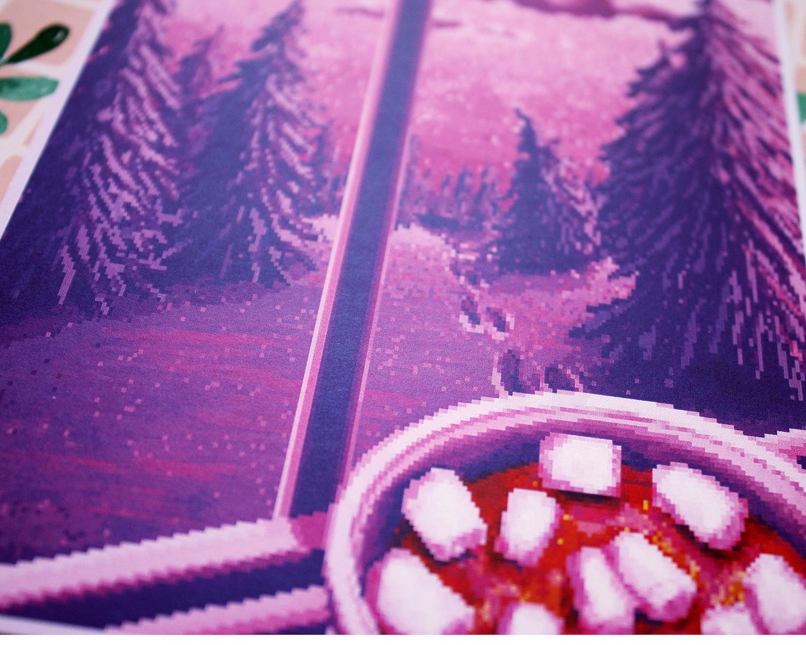 Winter Wonders Pixel Art Postcards - Etsy