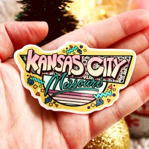 Retro KC Sticker - Etsy