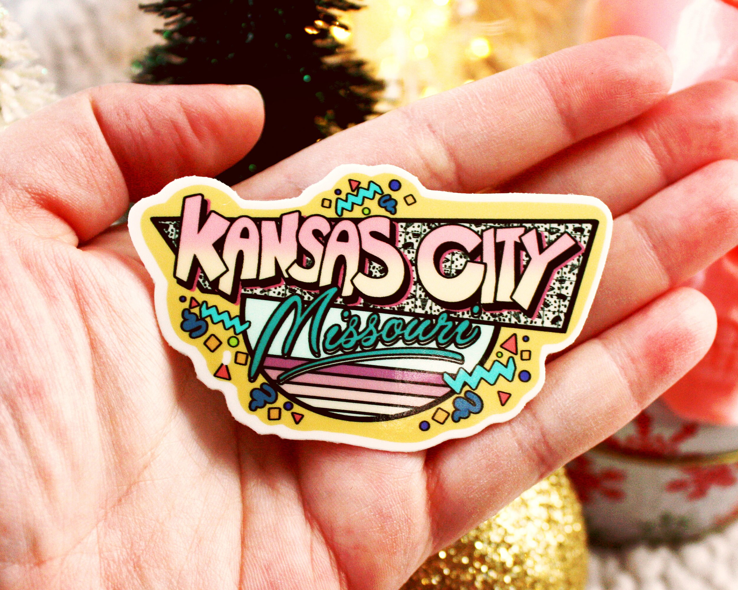 Retro KC Sticker - Etsy