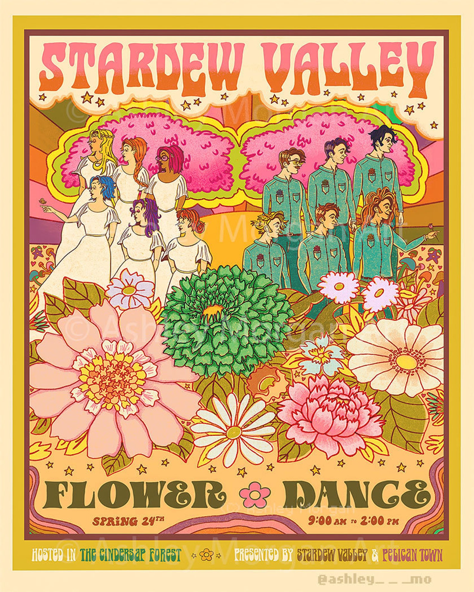 The Flower Dance Event Poster Art Print - Etsy