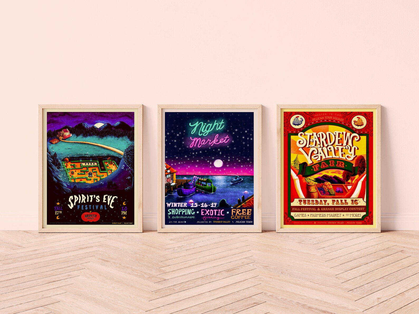 11x14 Inch Stardew Valley Event Poster Prints - Etsy