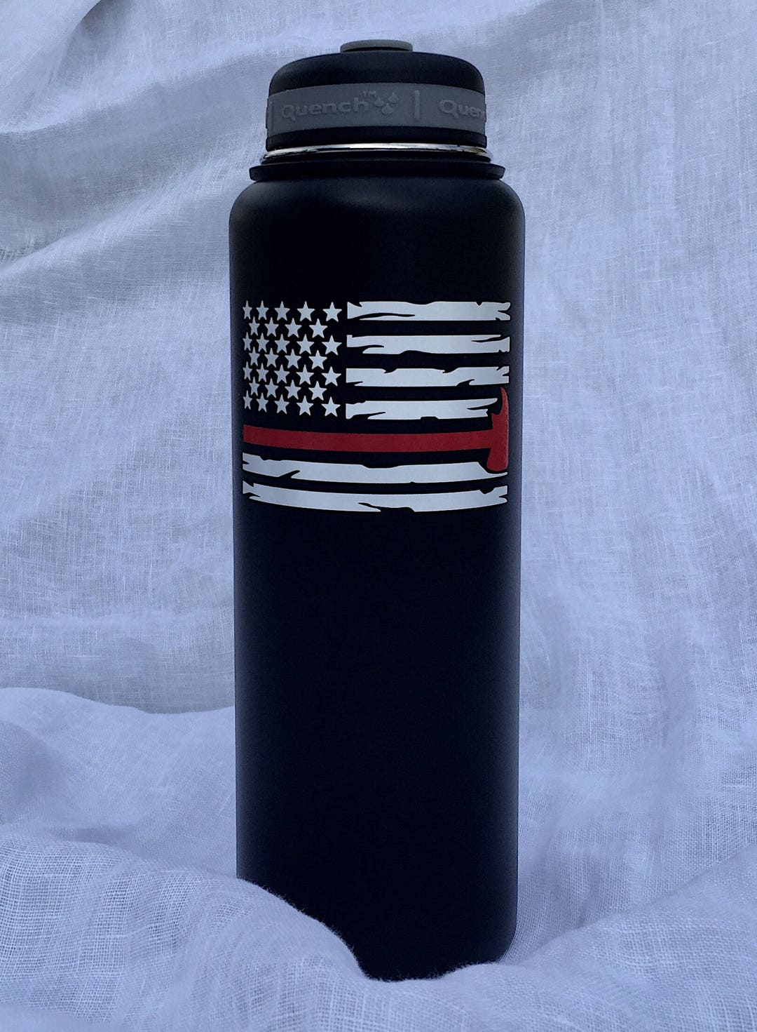 Firefighter Flag Decal, Firefighter Gift, Fire Fighter, Fireman, Truck ...