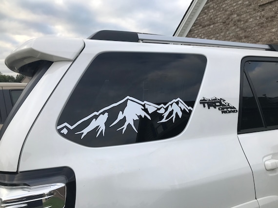 4Runner Window Mountain decal Window Mountain decal 4runner | Etsy