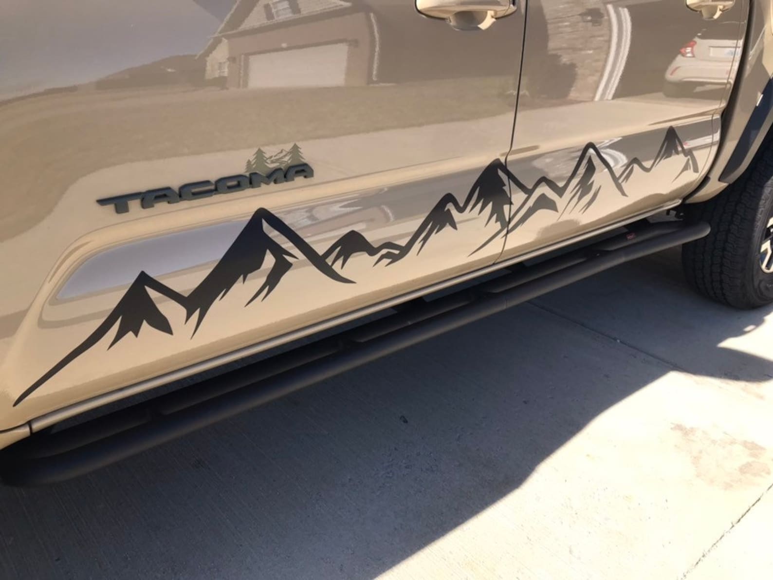 Tacoma Mountain Decal Tacoma Side Decal Toyota Decal Tacoma | Etsy