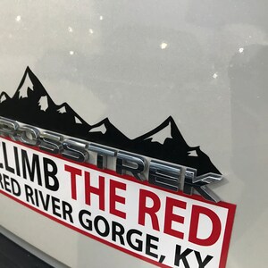Mountain Badge Decal for Subaru, Decal for Crosstrek, Crosstrek Badge ...