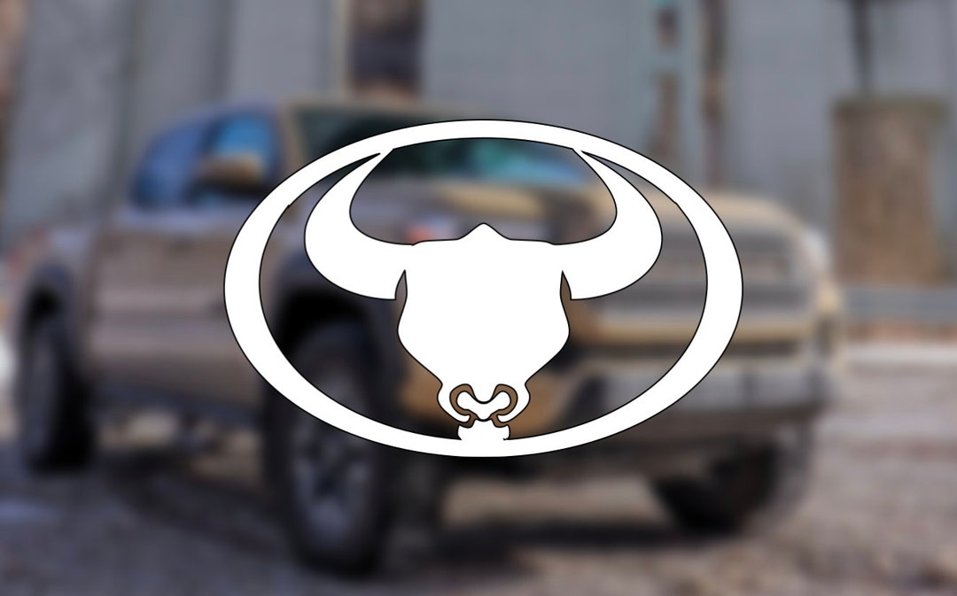 Toyota Bull Decal, Toyobul, Bull Decal, Bull Window Decal, Car Decal - Etsy