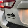 Mountain With Trees Badge Decal for Subaru, Crosstrek Mountain With ...