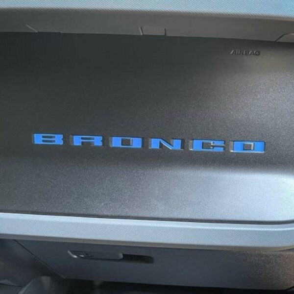 Glove Box Bronco Decal - Etsy