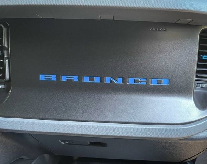 Ford Bronco Glove Box Decal - Etsy