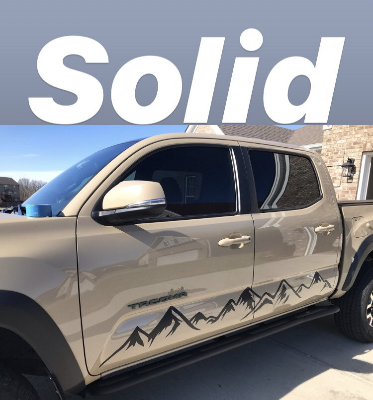 Tacoma Mountain Decal Tacoma Side Decal Toyota Decal Tacoma | Etsy