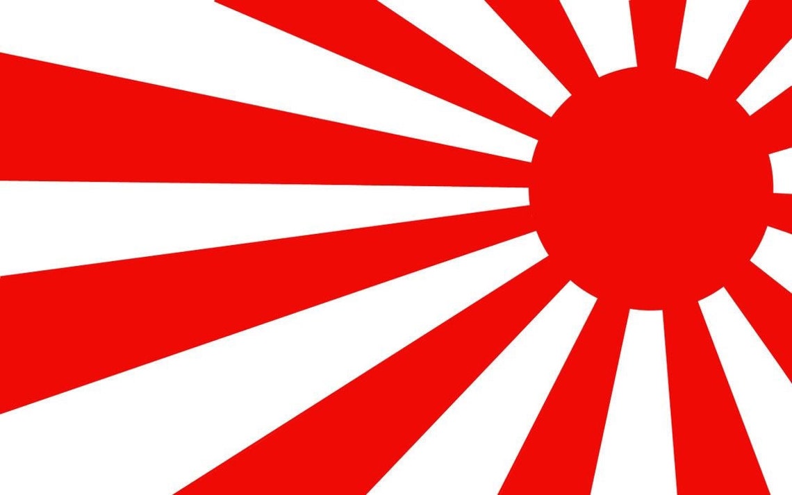 JDM Sunrise Decal, JDM Flag - Etsy