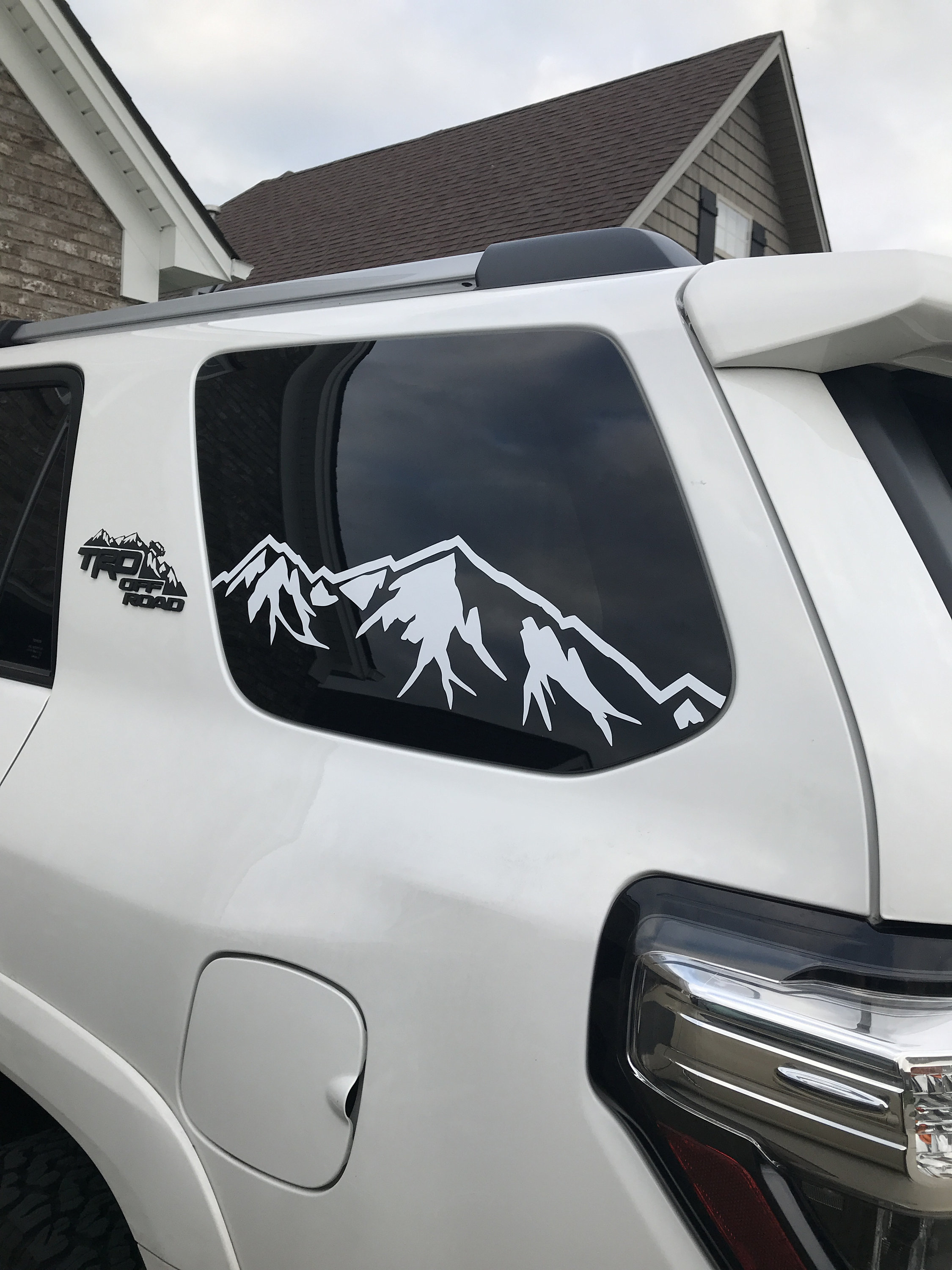4runner Window Mountain Decal Window Mountain Decal 4runner - Etsy