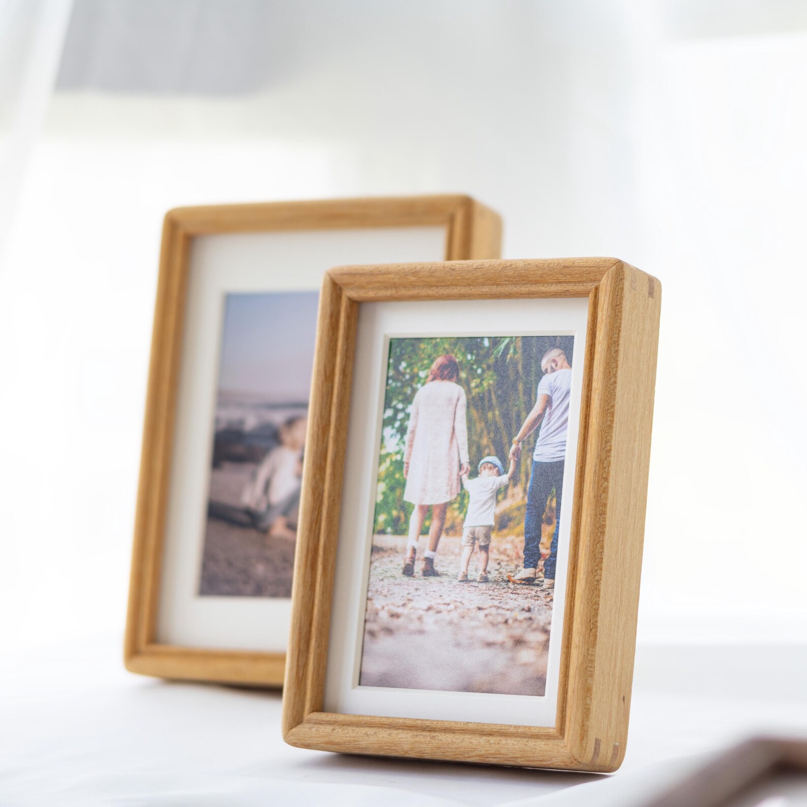 Solid Wood Picture Frame: Rustic Walnut & Teak Photo Frames - Etsy