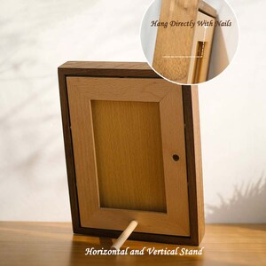 HSH Solid Wood Picture Frame Rustic Walnut Wood Teak Wood Photo Frame ...