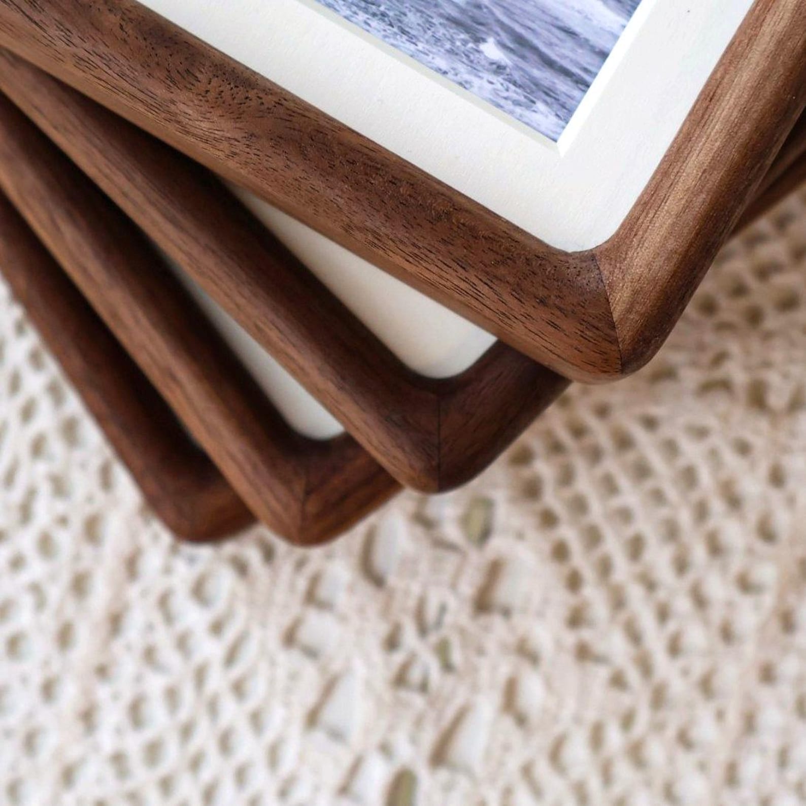 HONOR- Solid Walnut Wood Diploma Frame, College Diploma Plaque, 8.5x11 ...