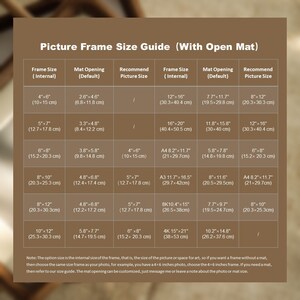 HSH Solid Wood Picture Frame Rustic Walnut Wood Teak Wood Photo Frame ...