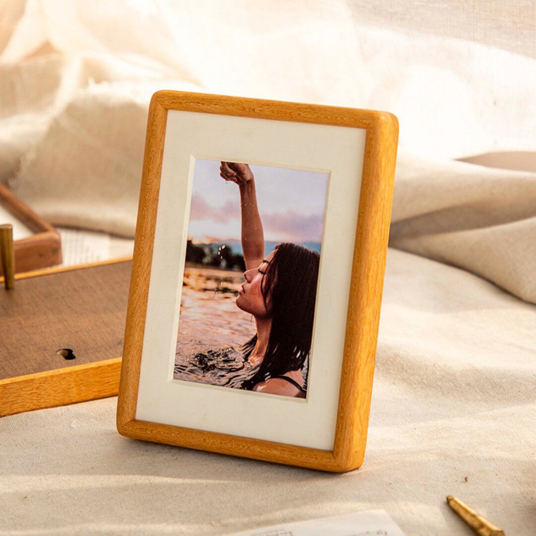 HSH Solid Wood Picture Frame Rustic Walnut Wood Teak Wood - Etsy
