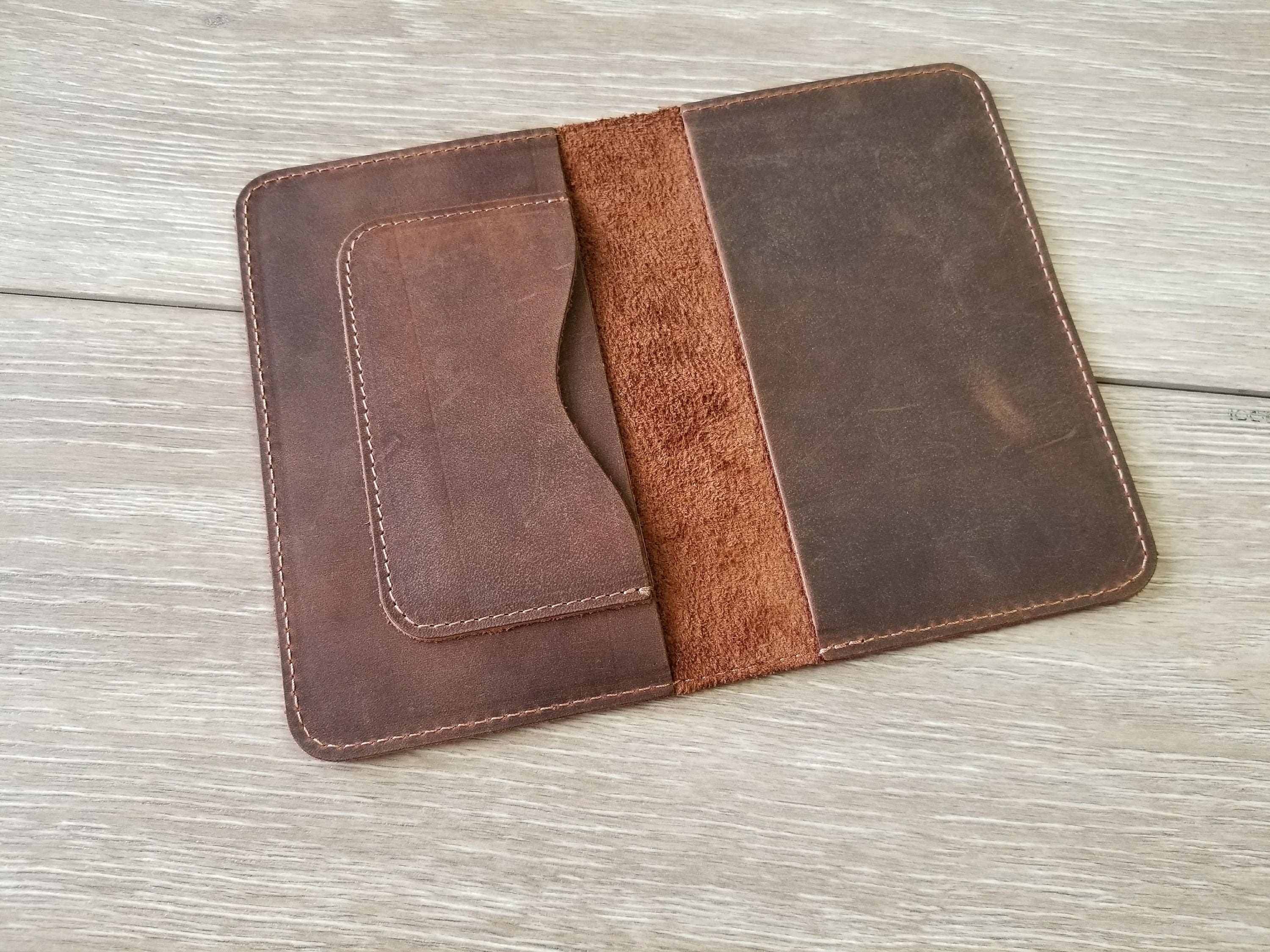 Mens Wallet Travel Journal With Pockets Passport Wallet - Etsy