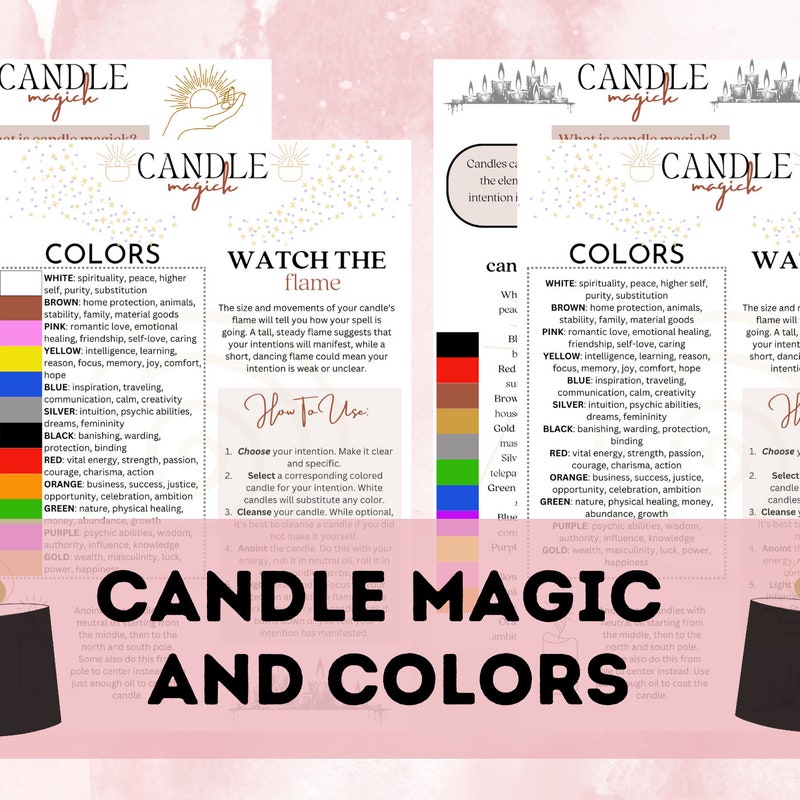 Color Magic Chart - Etsy