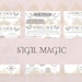 Sigil Guide and Planner, Learn How to Create Sigils, Worksheets to ...
