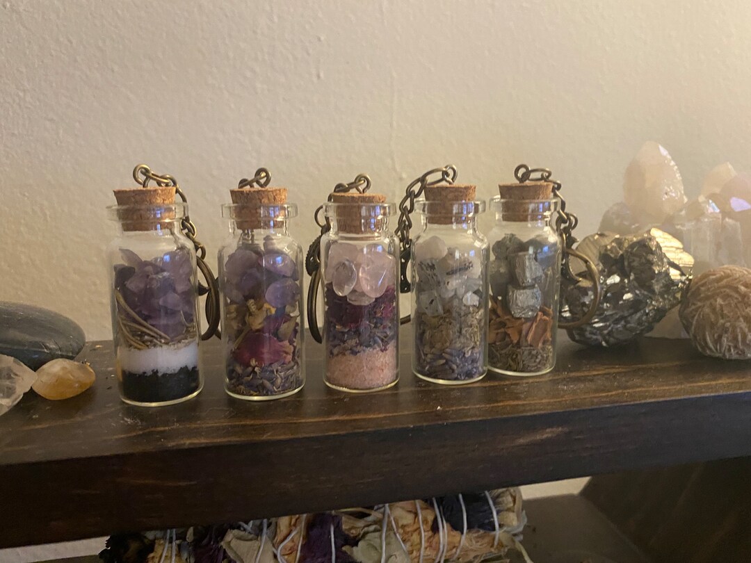 Set of 5 Spell Jars Bundle, Manifestation Jar Kit,witchcraft, Love ...