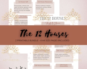 The Ultimate Guide to the 12 Houses in Astrology | Printable Astrology ...