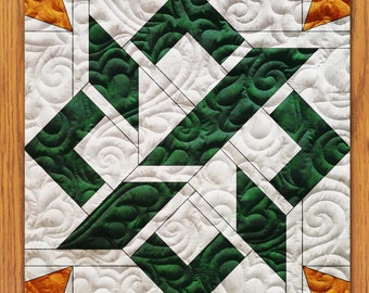 Spiral Cats Quilt Block PDF Pattern With Video Tutorial 16, 18, 20, 22 ...