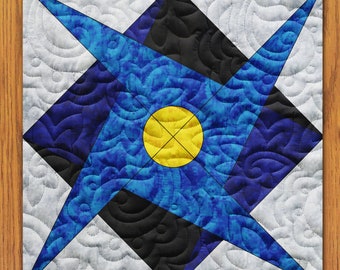 Ninja Star Quilt Block PDF Pattern With Video Tutorial 6 | Etsy