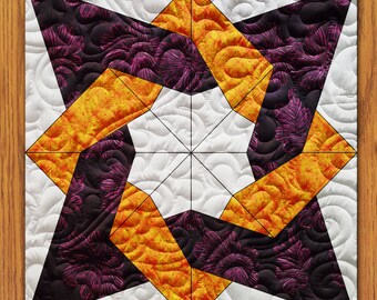 Spotlight Star Quilt Block PDF Pattern With Video Tutorial - Etsy